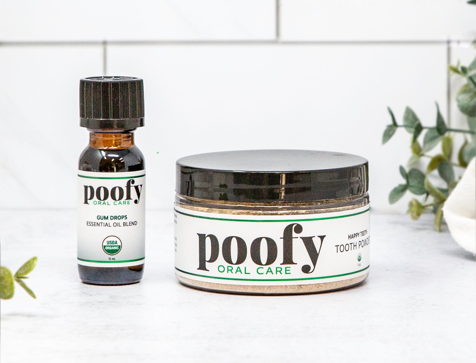 Natural Organic Mouth Wash | Fresh Breath with Poofy Organics