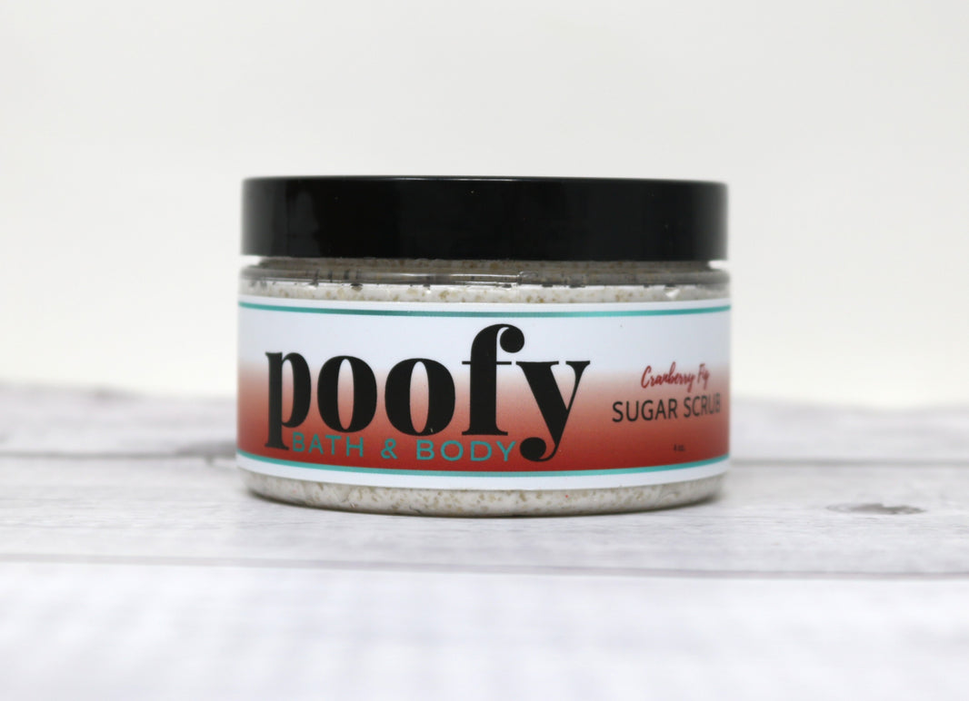 Cranberry Fig Sugar Scrub | Poofy Organics