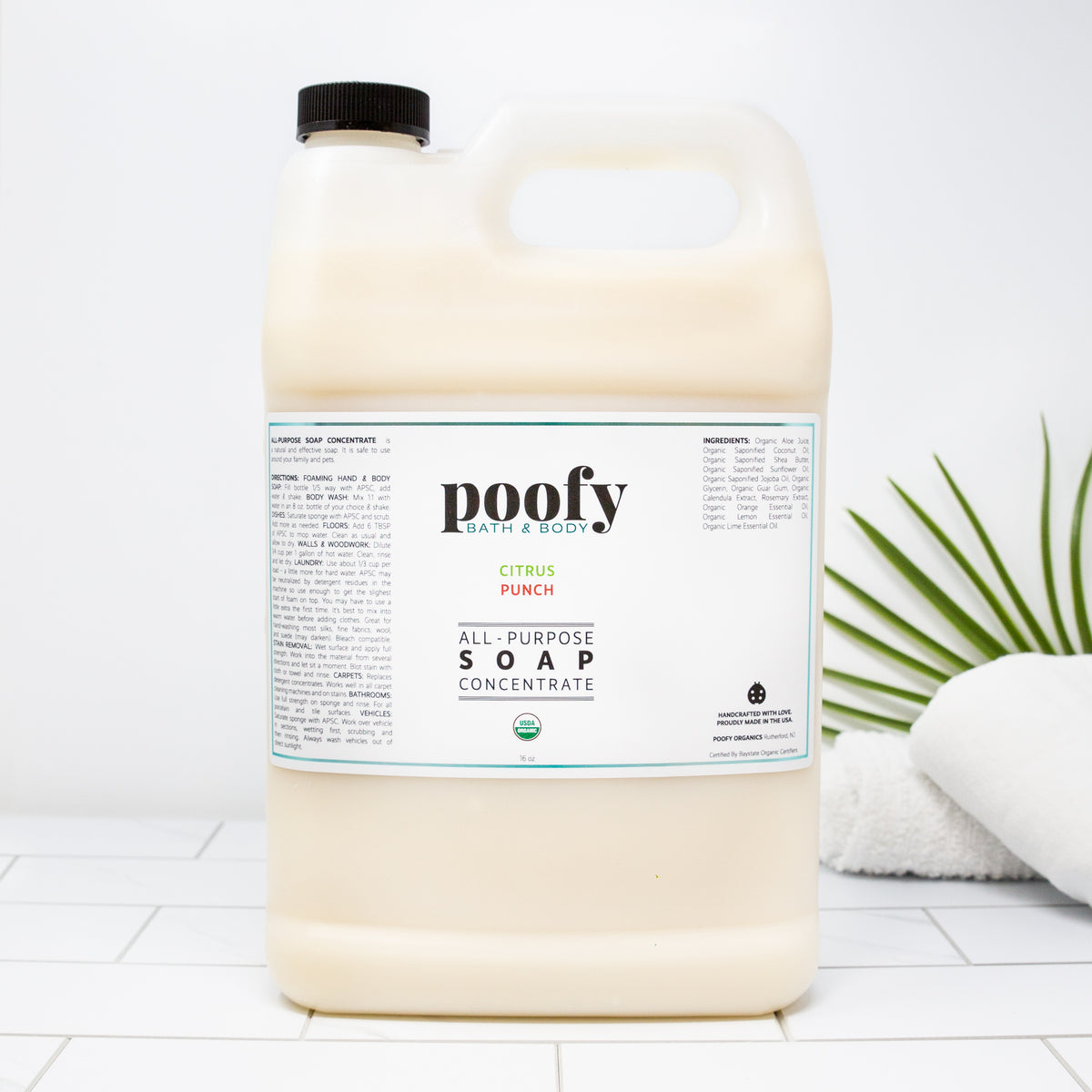 All-Purpose SOAP Concentrate GALLON Organic – Poofy Organics