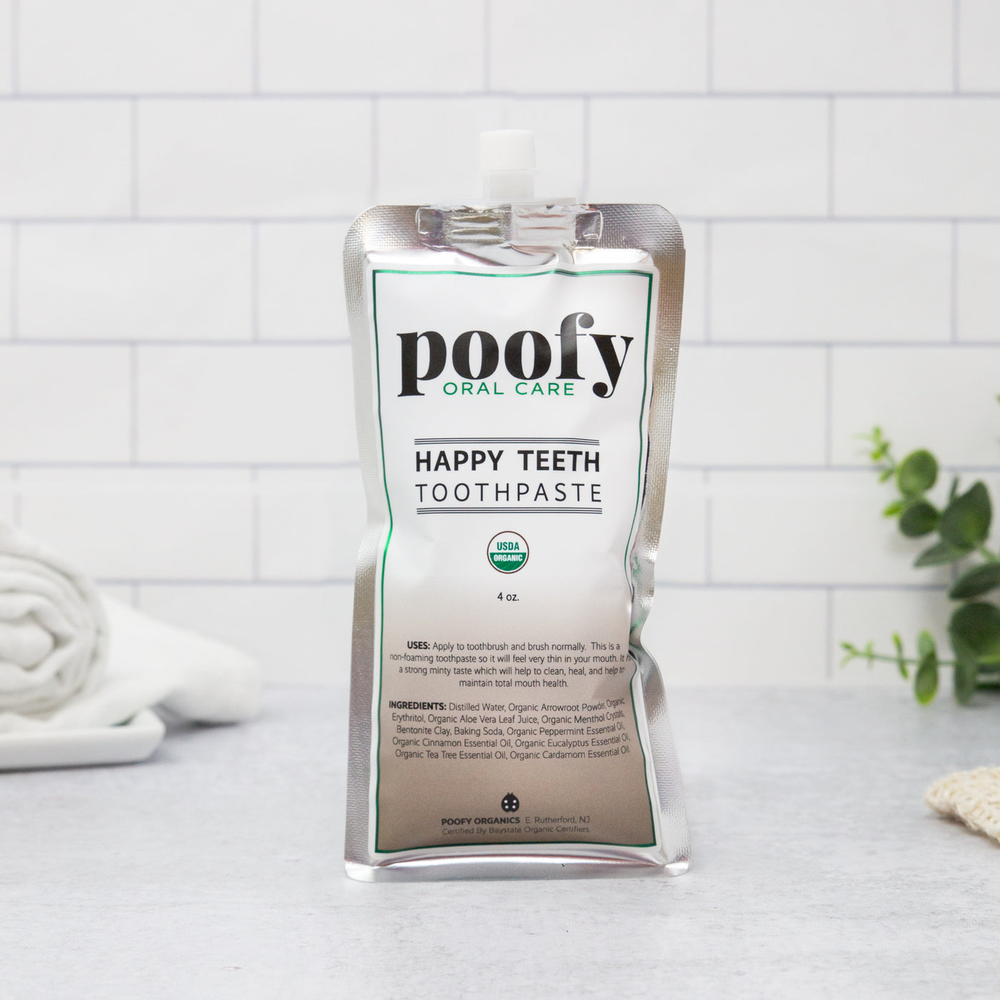 Happy Teeth Toothpaste Organic – Poofy Organics